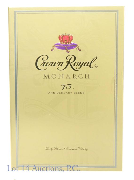 2014 Crown Royal 75th Anniversary Monarch Whisky (#0048) on Mar 09 ...