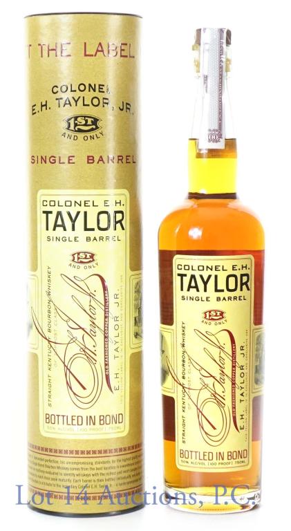Col. E. H. Taylor Single Barrel Bonded Ky. Bourbon - Mar 09, 2023 | Lot ...