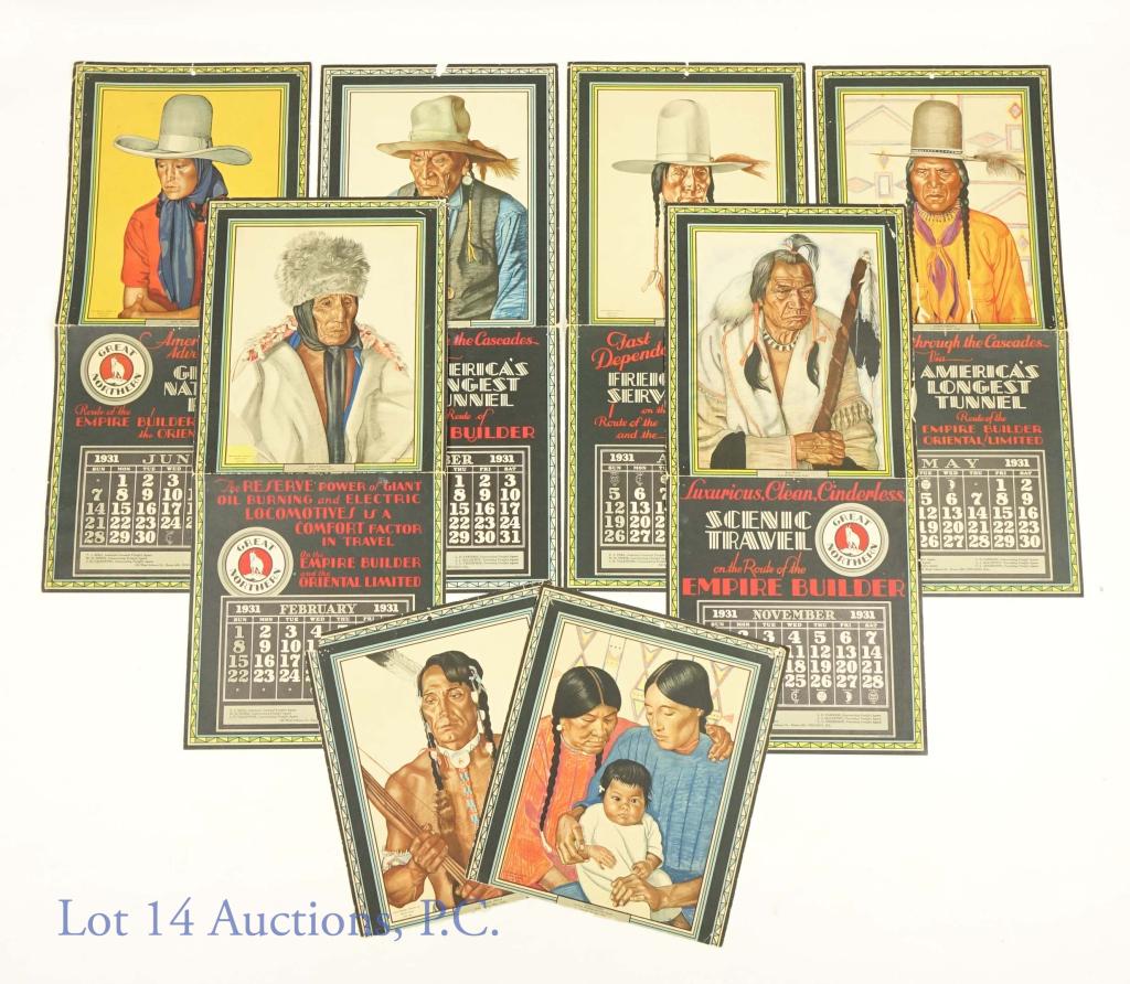 1931 Great Northern Railway Railroad Calendar