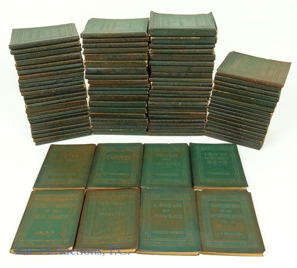 Little Leather Library Books (94) Auction