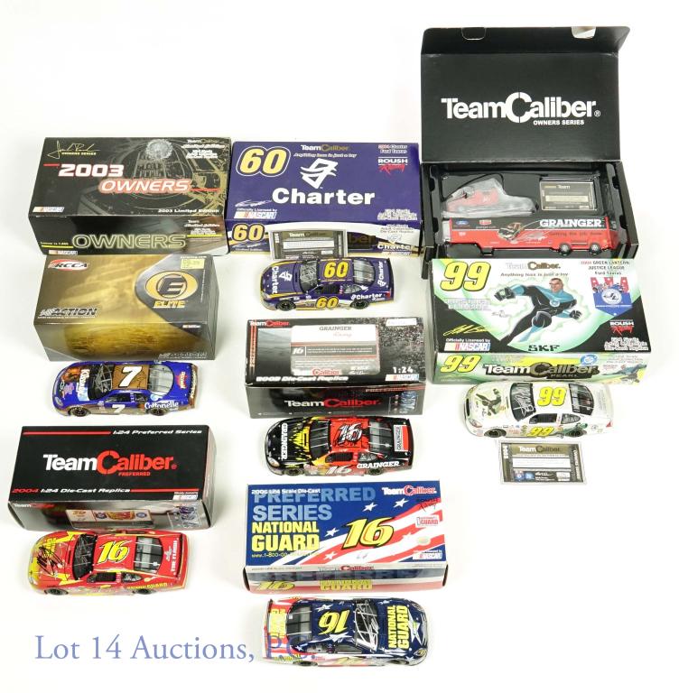 Jeff Burton + Greg Biffle Nascar Models (8) Auction