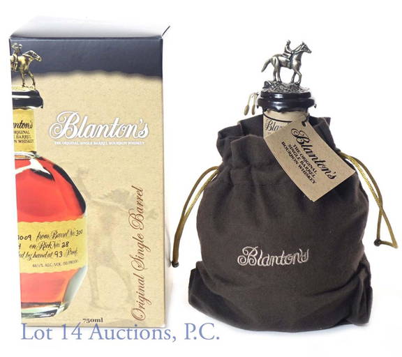 2023 Blanton's Single Barrel Bourbon ("b" Topper)