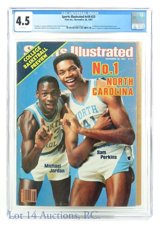 1983 Sports Illustrated - 1st Michael Jordan Cover Auction