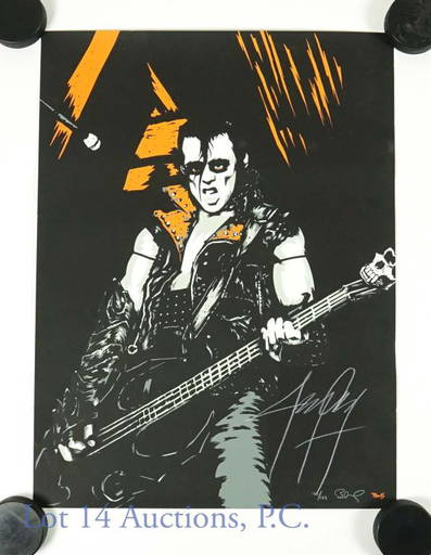 Jerry Only Signed The Misfits Concert Poster