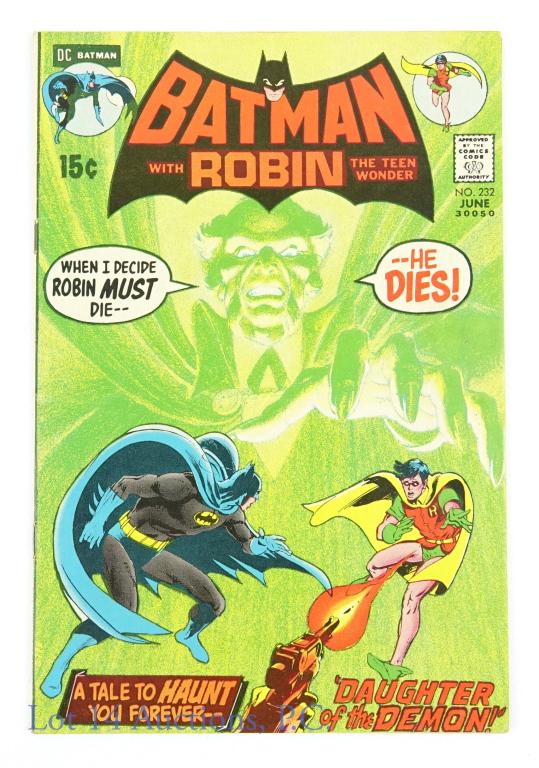 Dc Comics Batman #232 (1971) Auction