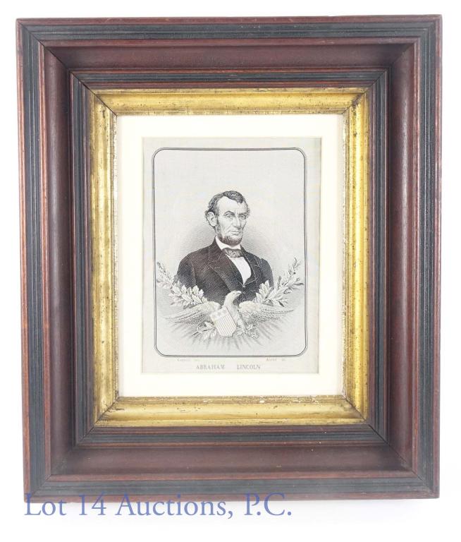 Abraham Lincoln Silk Stevengraph Portrait (c 1876) Auction