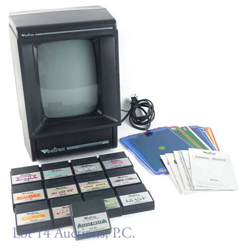 1982 Vectrex Video Game Arcade System (with Games)