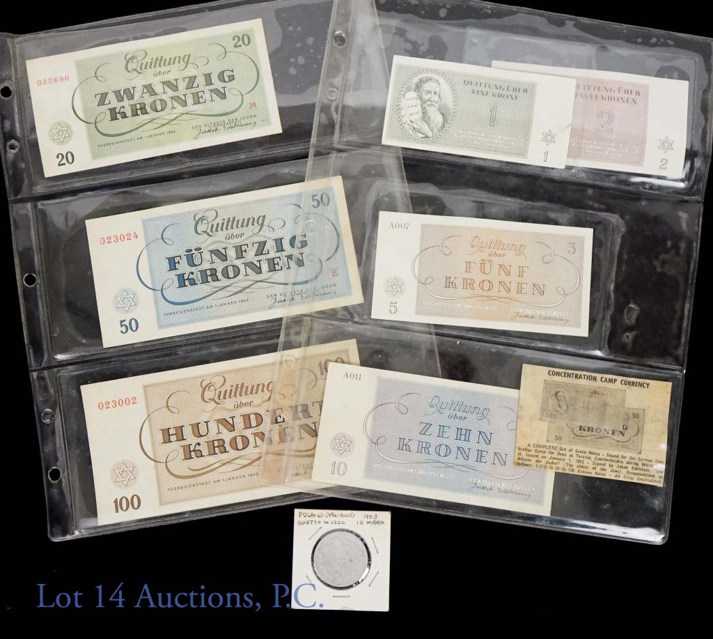 Wwii Concentration Camp & Ghetto Money