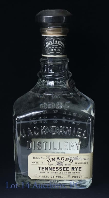 2012 Jack Daniel's Unaged Rye Whiskey - Batch 001 Auction