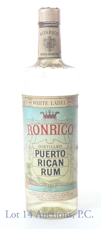 Ron Rico Puerto Rican Rum 1960s