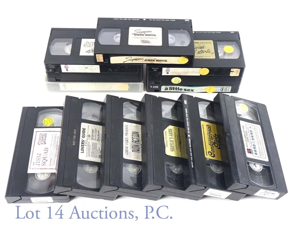 Vhs Adult Movies On Videotape (13) Auction