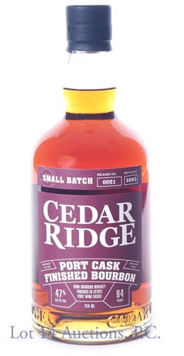 Cedar Ridge Small Batch Bourbon