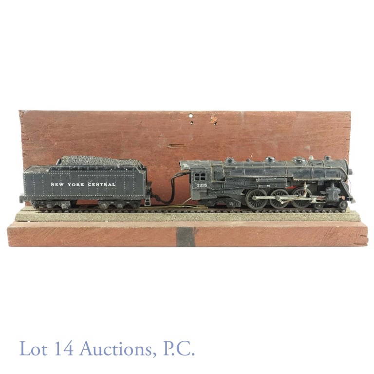 Gilbert Ho Locomotive & Nyc Coal Car Display Auction