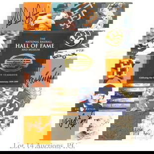 Three Hall Of Fame Autographed Mlb Baseballs Spae