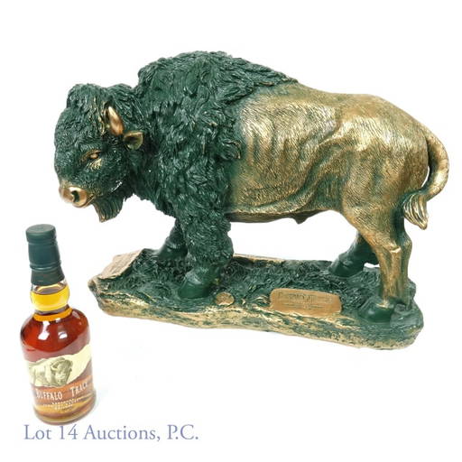 Buffalo Trace Buffalo Statue & Bourbon (375 Ml)