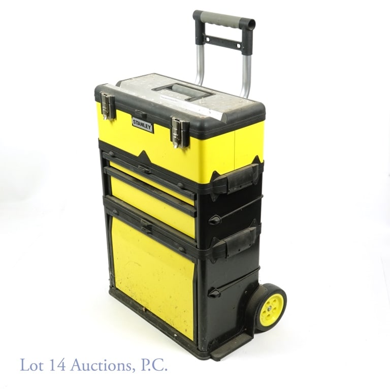 Stanley 3 Tier Tool Storage Rack System On Wheels