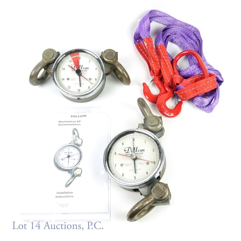 Dillon 5 Ton & 10 Ton Dynamometers (2) Auction