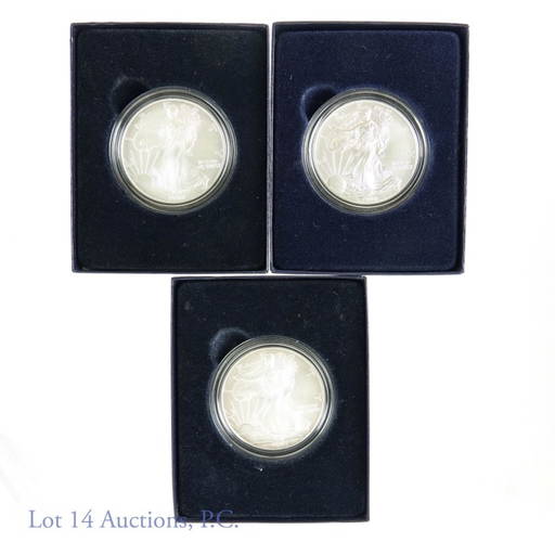 American Eagle $1 Silver Uncirculated Coins (2)