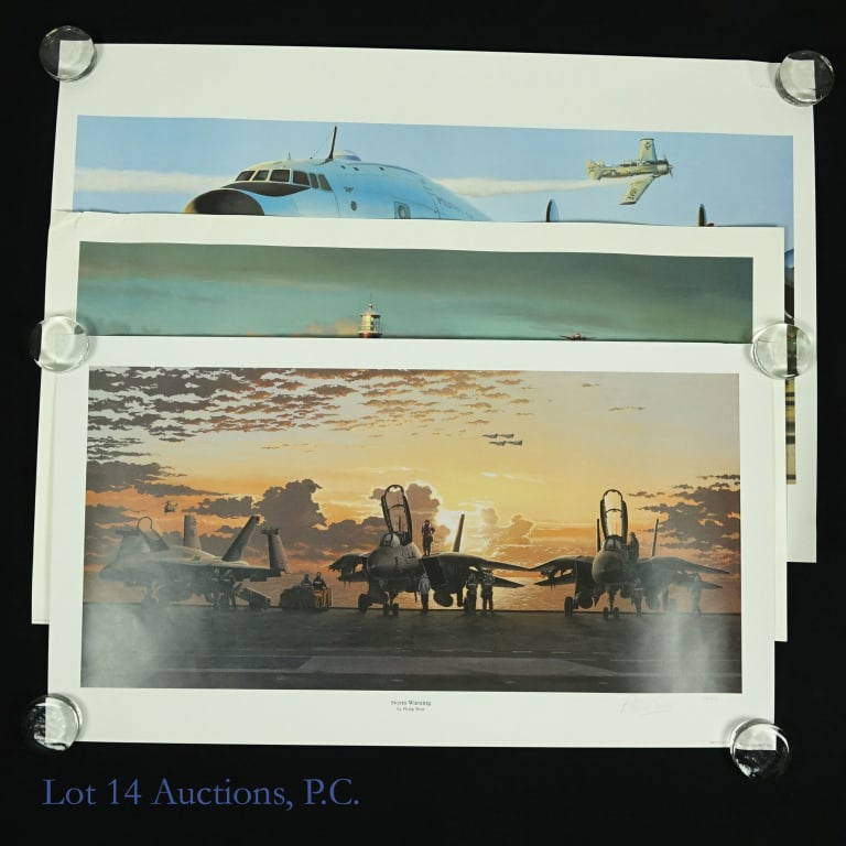 Military Aviation Limited Edition Lithographs (3) Auction