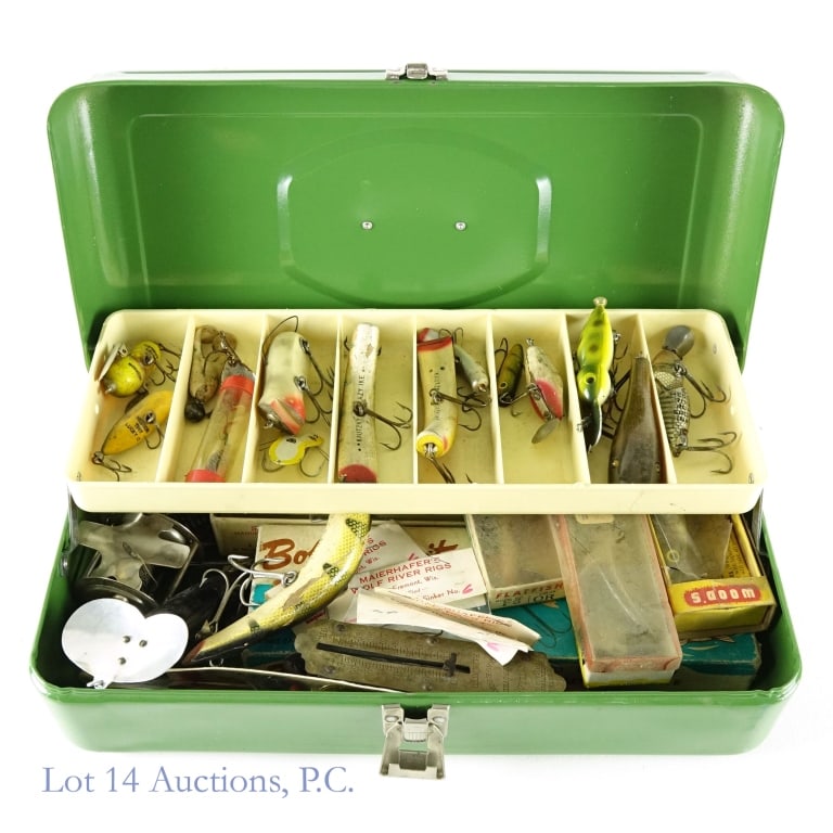 Fishing And Muskie Lures, Tackle, Lures In Boxes Auction