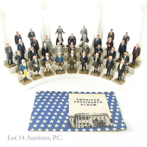 Marx President Figures (complete Set, Stand, Lit)