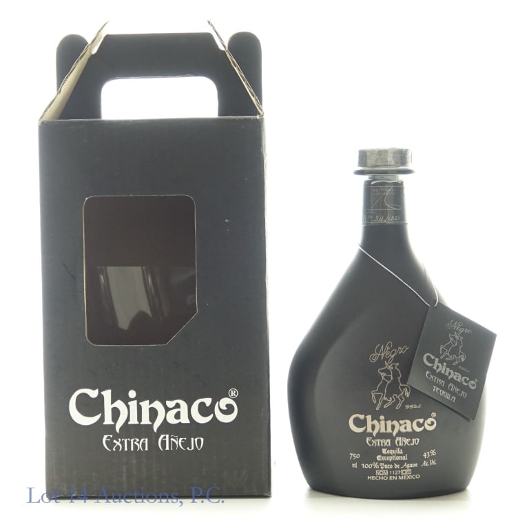 Chinaco Negro Extra Anejo Tequila Auction
