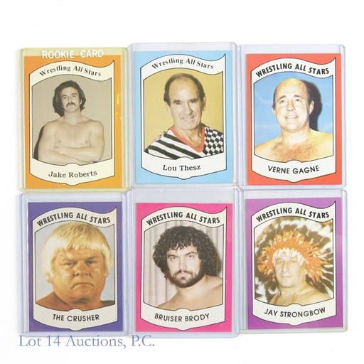 1982 83 Wrestling All Stars Cards (series A+b) (6)