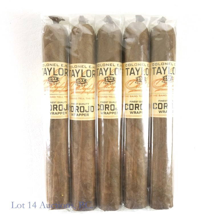 Colonel E.h. Taylor Corojo Wrapper Cigars, Pack Of 5. Origin: Dominican ...