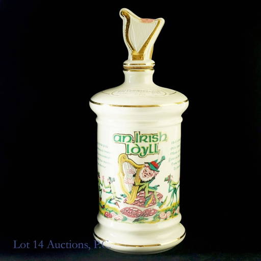 1982 Old Commonwealth 7 Year An Irish Idyll Bourbon Porcelain Decanter ...