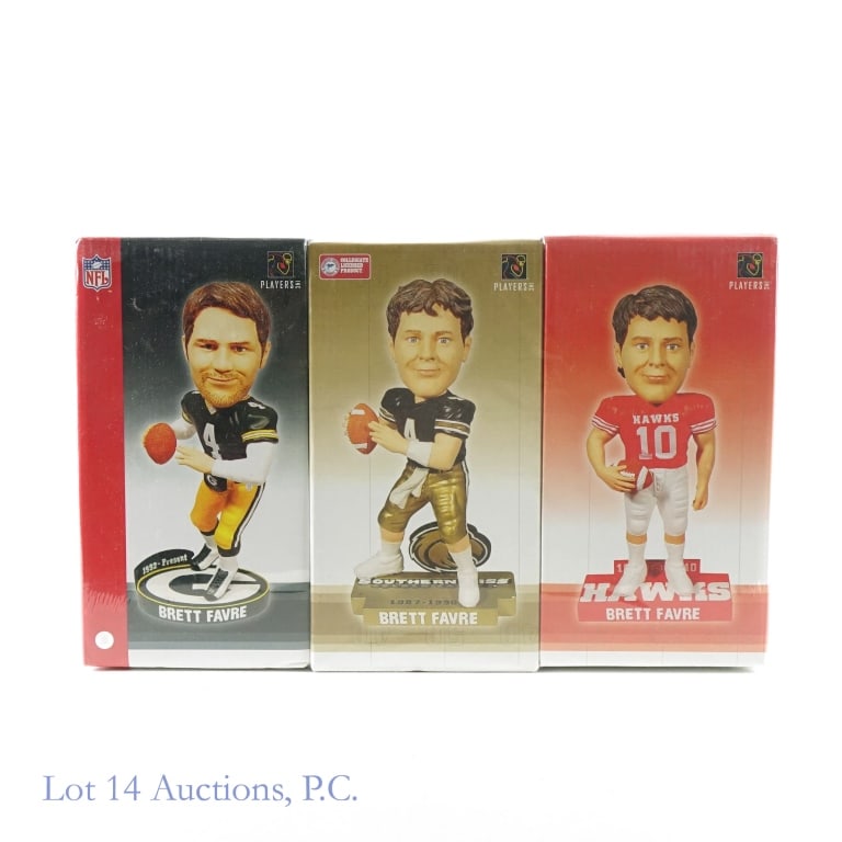Brett Favre Bobblehead Set (sealed) Auction