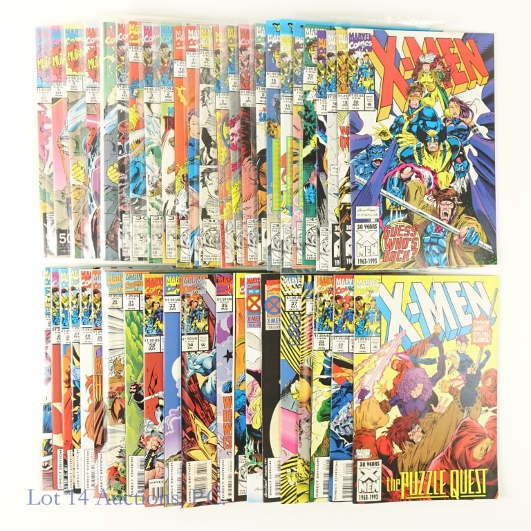 X-men '91 Comics, Marvel (44) Auction