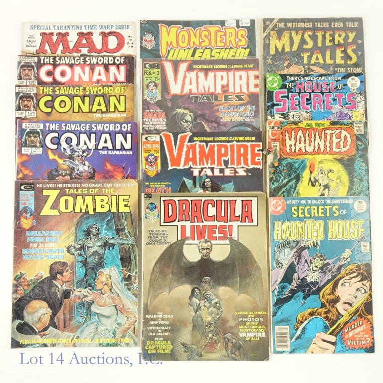 Spooky And Fantasy Comics, Magazines (13) Auction
