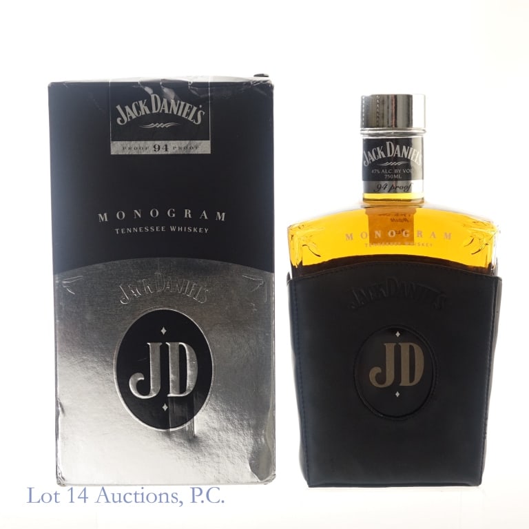 Jack Daniels 1998 Monogram Tennessee Whiskey Auction