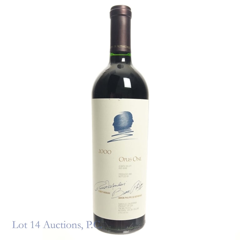 2000 Opus One Baron Phillipe De Rothschild Wine Auction