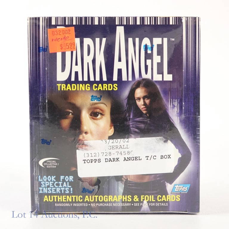 Dark Angel Trading Cards, Sealed Box Auction
