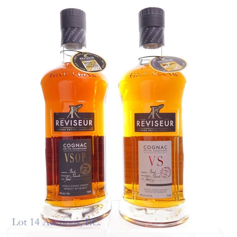 Reviseur Vs & Vsop Petite Champagne Cognac (2) Auction
