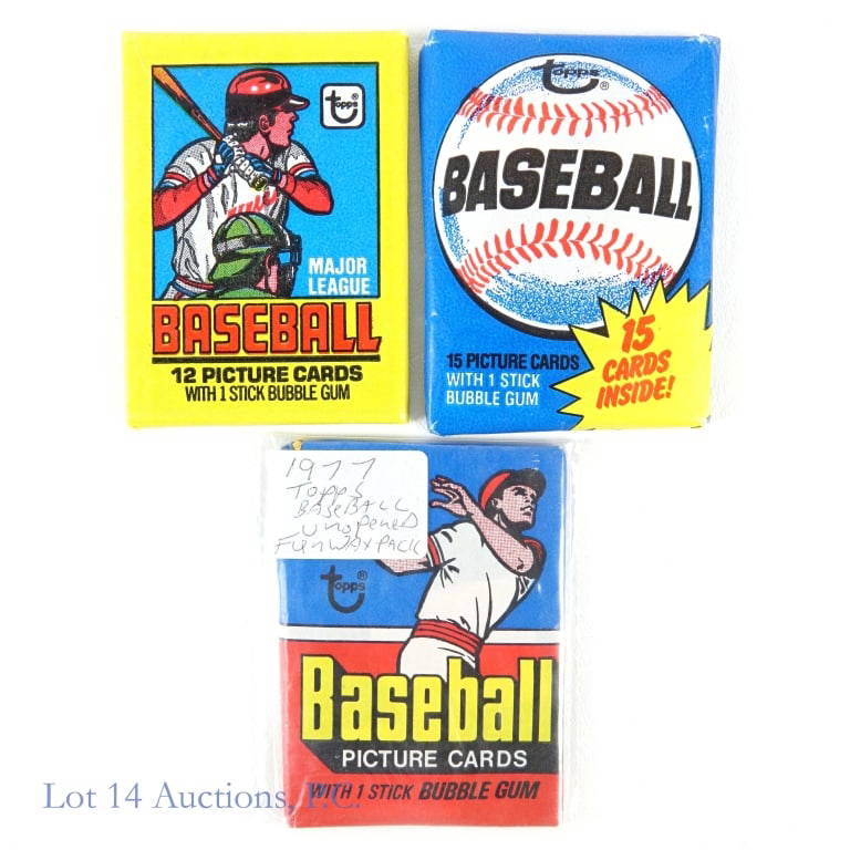 1977 1979 1980 Topps Baseball Wax Packs (sealed) Auction