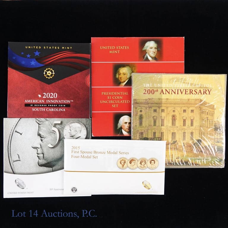 Various U.s. Mint Sets In Ogp (5) Auction