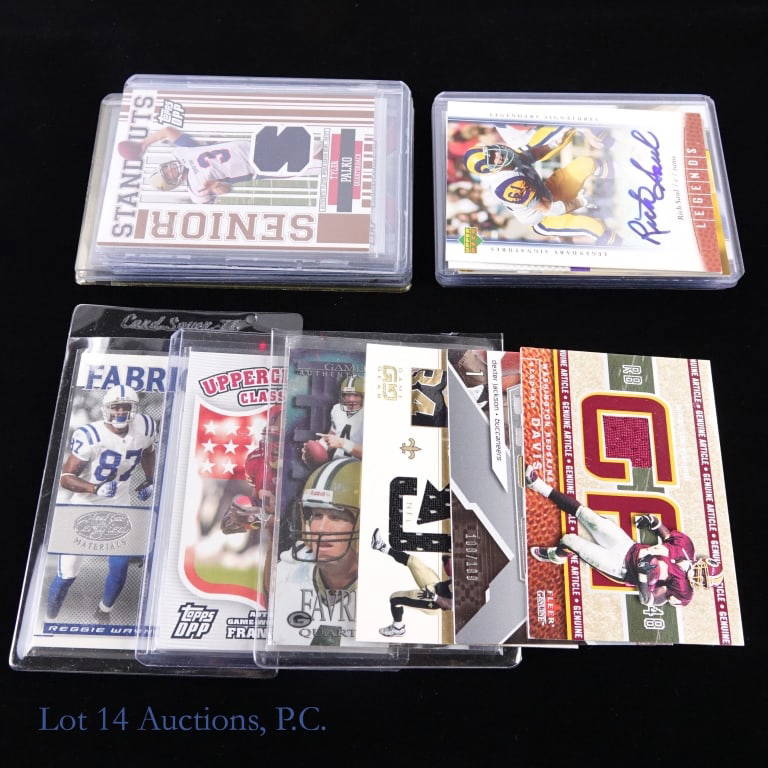 Nfl Football Insert & Relic Cards (20) Auction