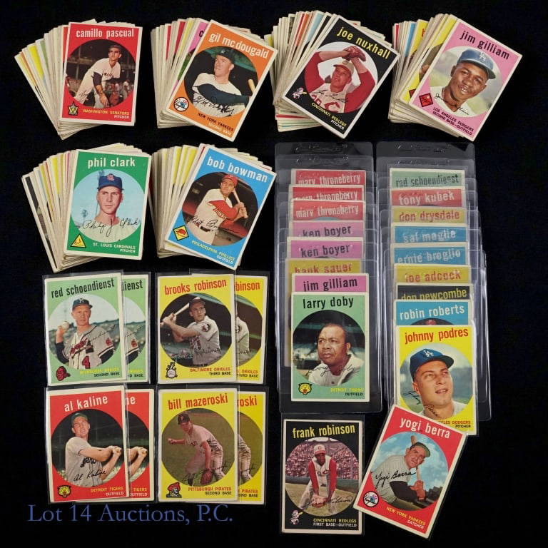 1959 Topps Baseball Cards (partial Set) Auction