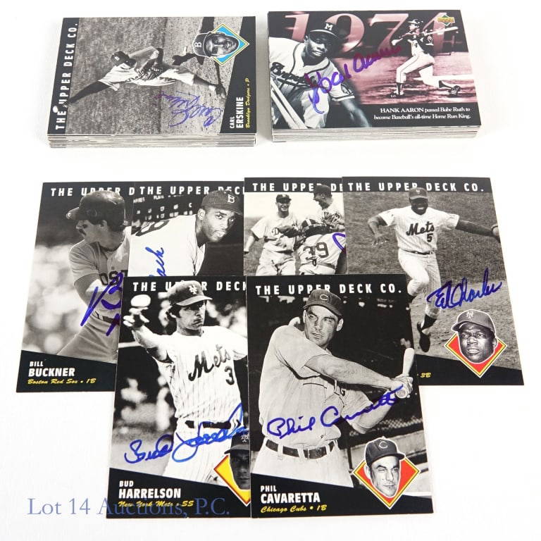 Collection Of 49 Signed Baseball Cards Auction