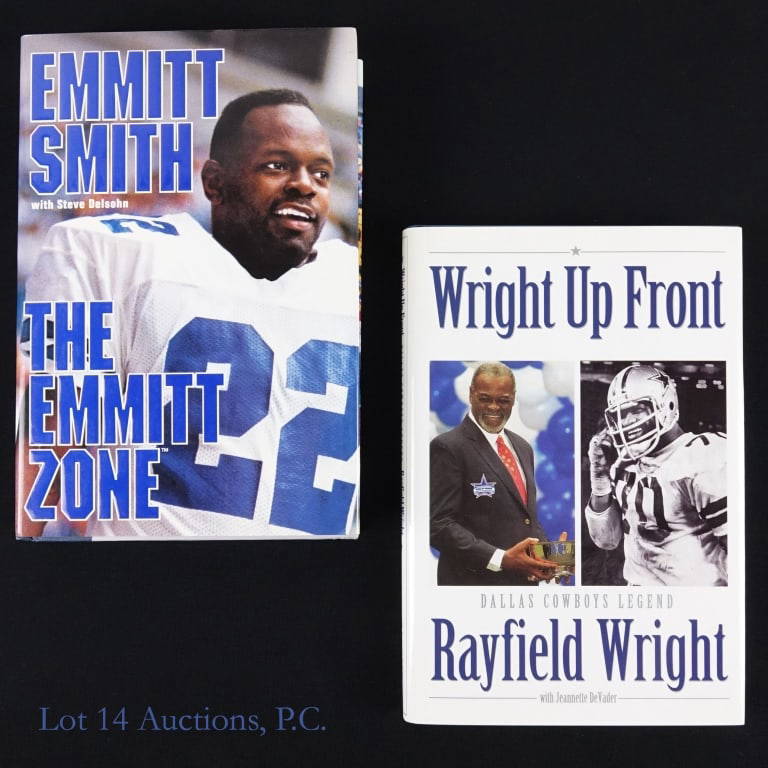 Emmitt Smith & Rayfield Wright Signed Books (2) Auction