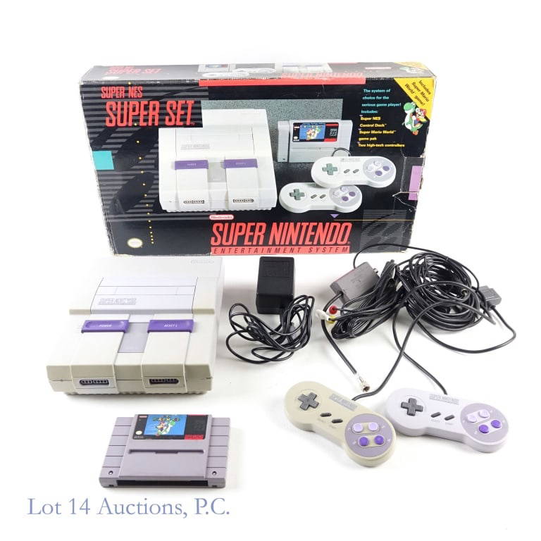 1991 Super Nintendo Entertainment System (cib) Auction