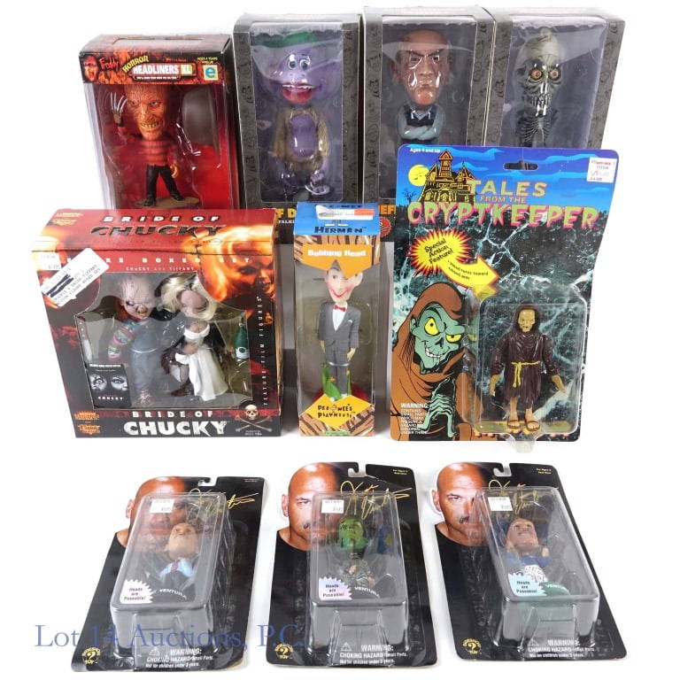 Pop Culture, Horror Figurines (10) Auction