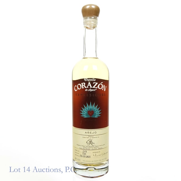 Corazon Expresiones Eagle Rare Barrel Tequila Auction