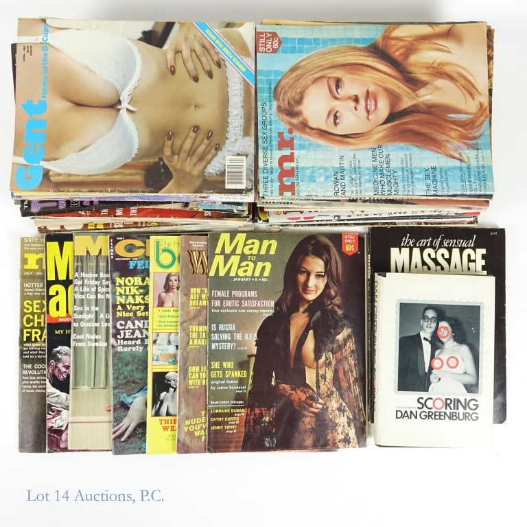 60's & 70's Mature Magazines Collection (+40) Auction