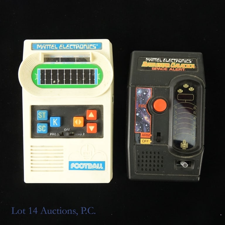 Mattel Electronics Handheld Games Consoles (2) Auction