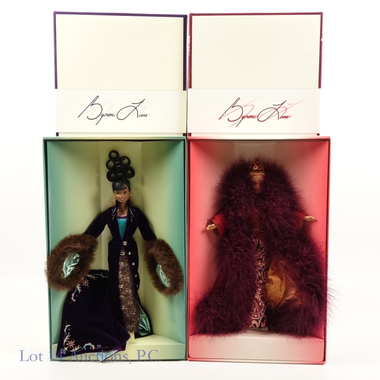 Byron Lars Runway Collection Barbies (2) Auction