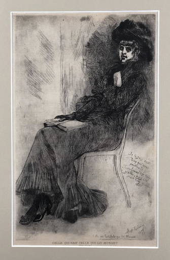 Felicien Rops Heliogravure, 1899