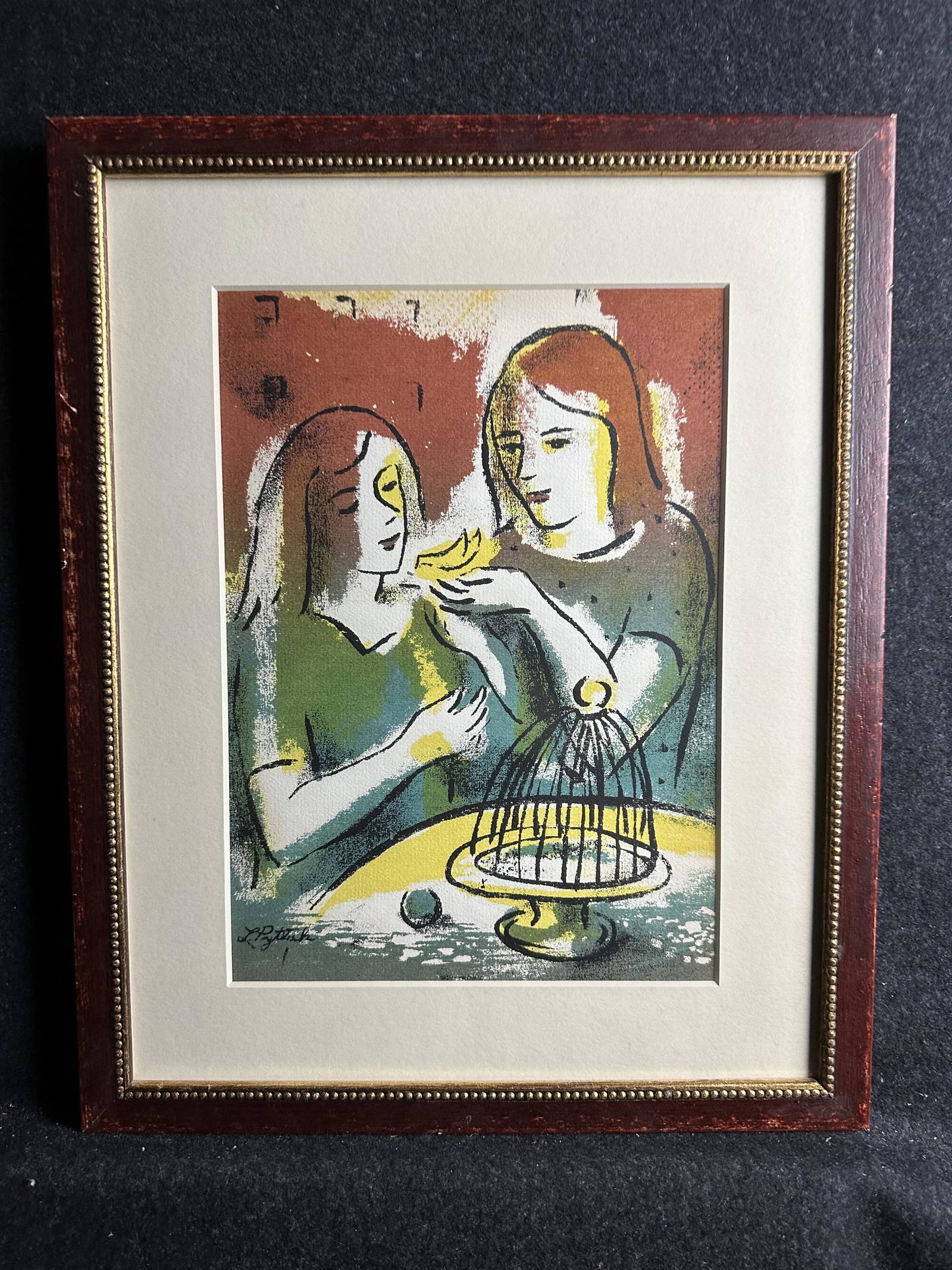 Leonard Pytlak, Original Serigraph, 1948 Auction